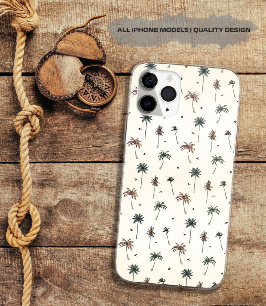 IPhone Palm Tree, Miami Summer Beach, Sea Vibe Aesthetic Phone Case ...