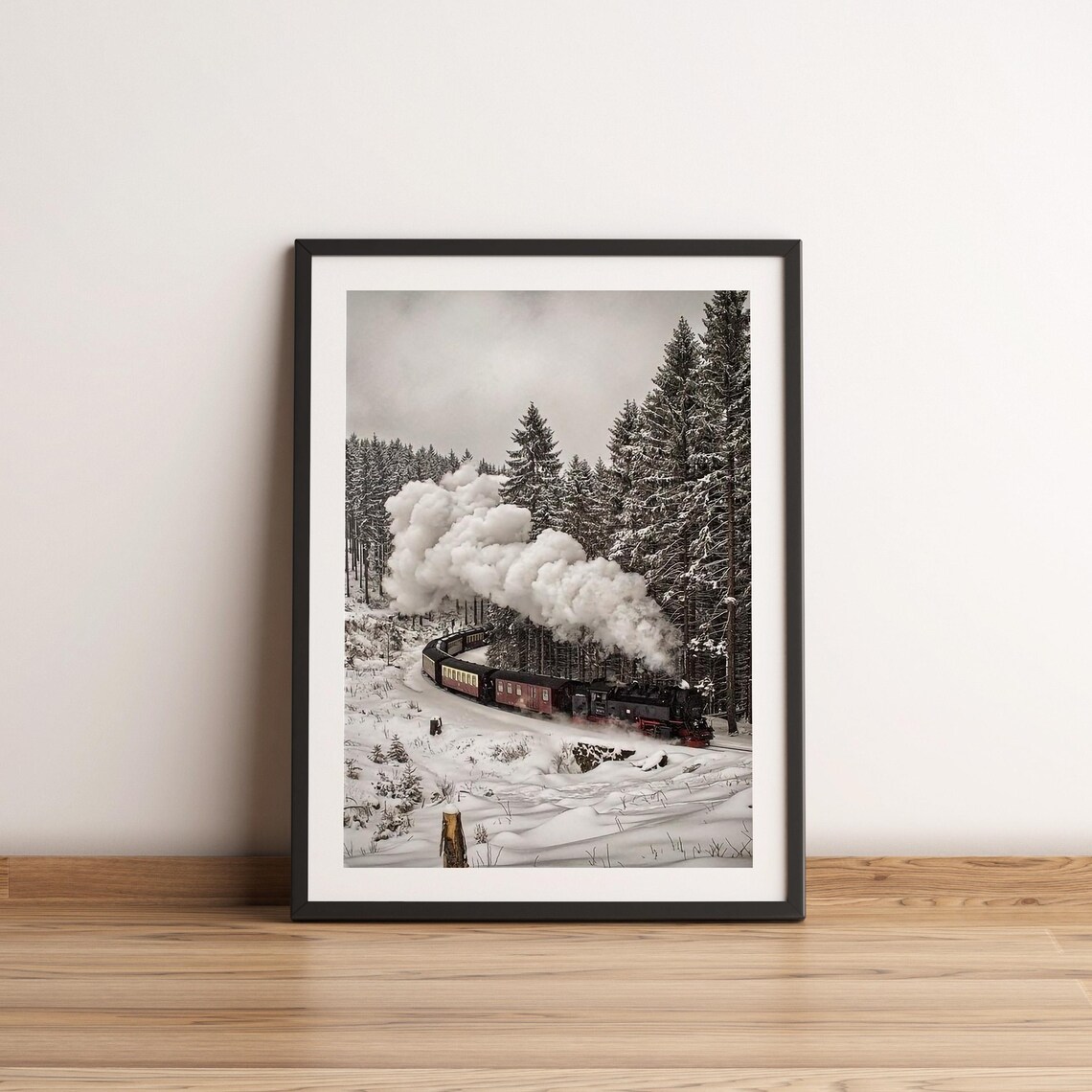 Winter Christmas Poster, Christmas Decor, Printable Art Digital ...