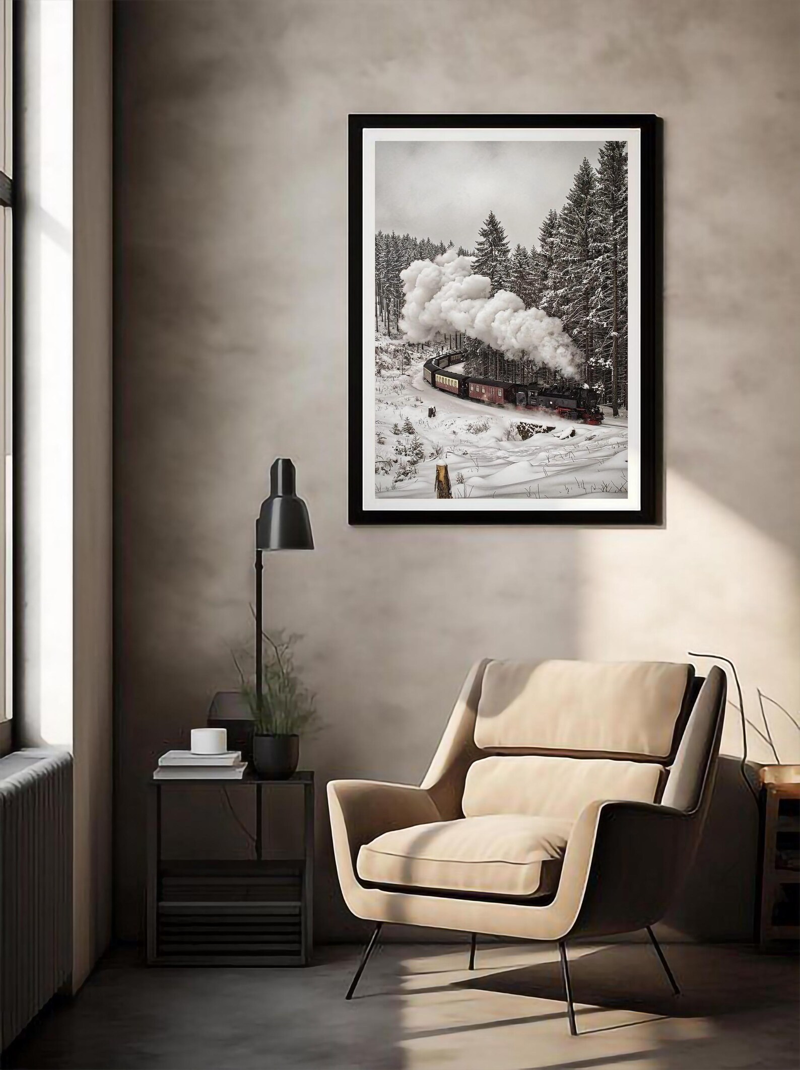 Winter Christmas Poster, Christmas Decor, Printable Art Digital ...