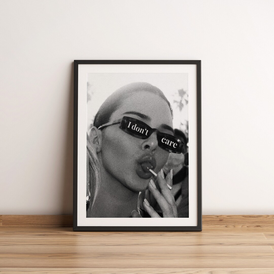 Feminist Woman POSTER Attitudes Art Black and White Wall Art Feminist I ...
