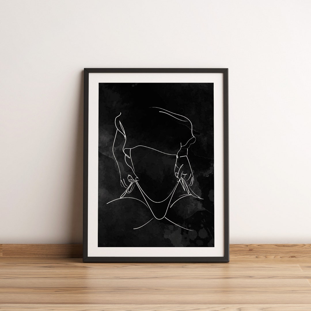 BOHO Hot Female Body POSTER, Abstract Body Poster, Line Art Print ...