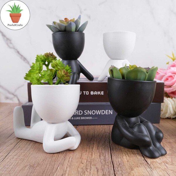 Flower Pot People - Etsy