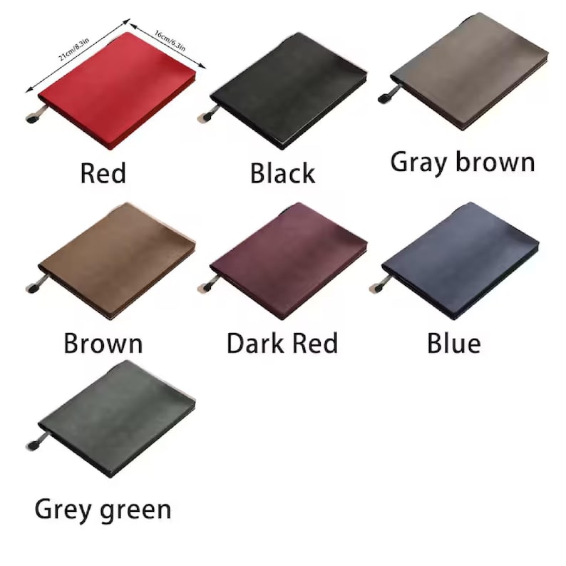 Leather Notebook With Name, Difference Maker Diary, Personalized Leader ...