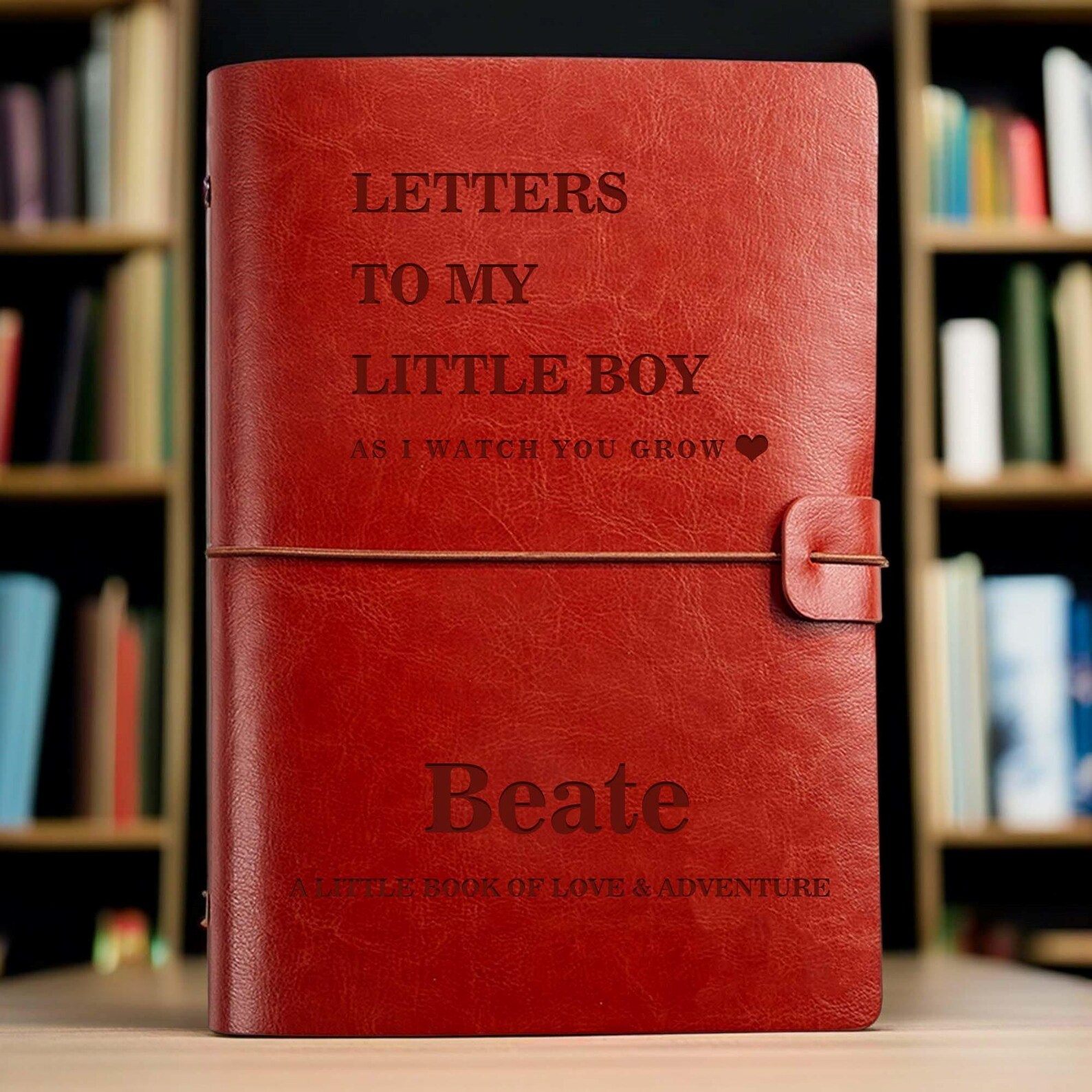 Letters to My Son Journal, Pregnancy Journal, Personalized Leather ...