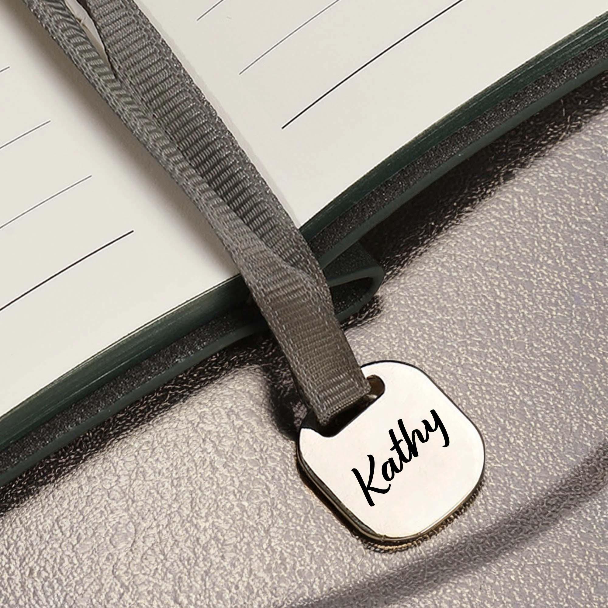 Leather Notebook With Name, Difference Maker Diary, Personalized Leader ...
