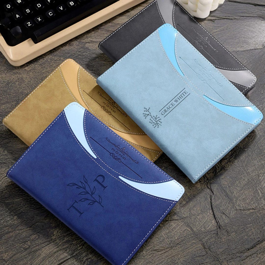 Personalized A5 Lined English Planner Notebook,custom 2025 Schedule ...