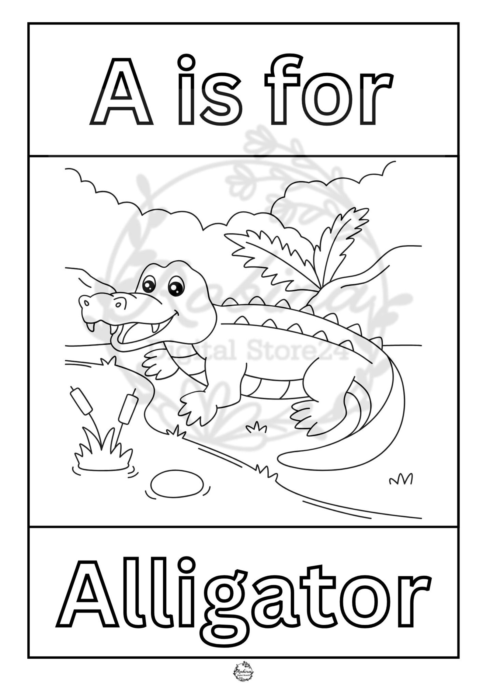 Colouring Pages for Pre-schoolers | Alphabet Colouring Pages | Toddler ...