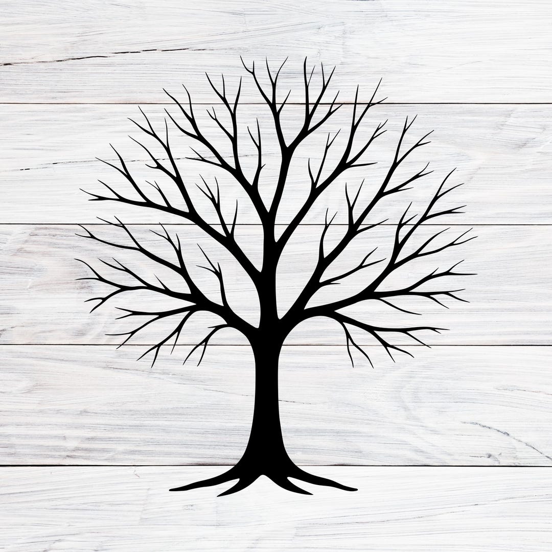 Bare Tree Svg, Bare Tree Silhouette, Forest Png, Bare Tree Png, Tree ...