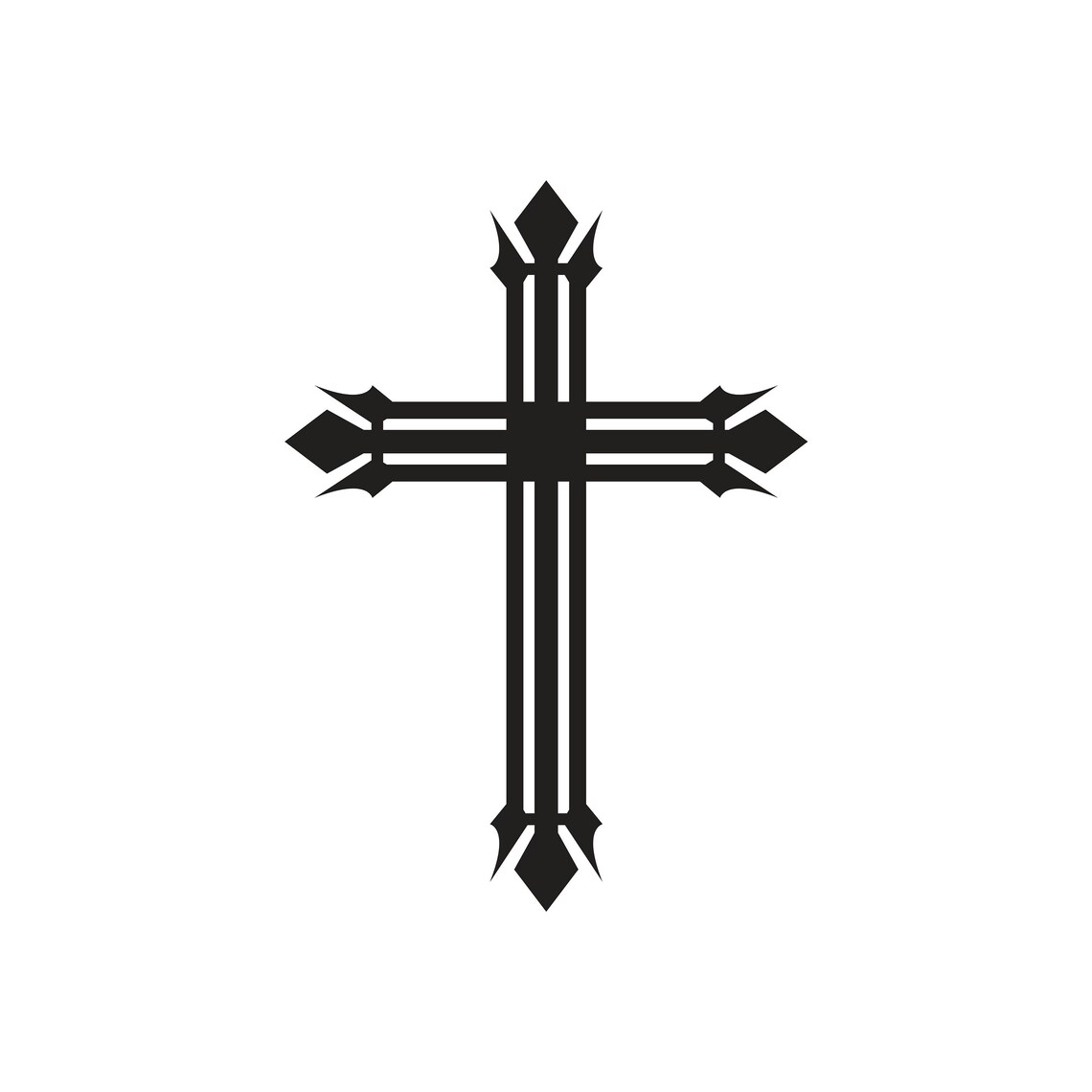 Christian Cross Svg, Christian Symbol Svg, Orthodox Crucifix Svg ...