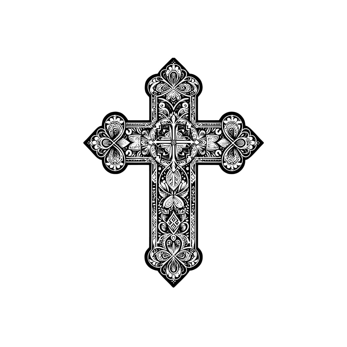 Christian Cross Svg, Christian Symbol Svg, Orthodox Crucifix Svg ...