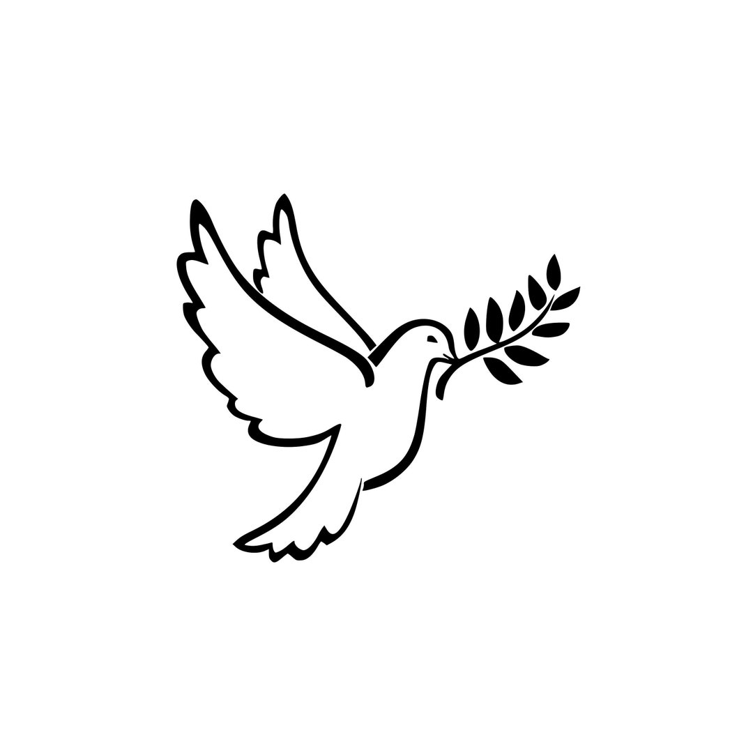 Dove Svg Outline, Holy Spirit Symbol Svg, Baptism Bird Svg, Png, Jpg ...