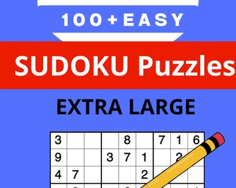 1000 Easy Sudoku Puzzles Large Print for Seniors, Adults, and Kids ...