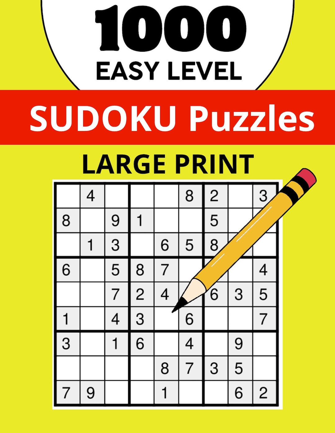 1000+ Easy Sudoku Puzzles - Large Print for Seniors, Adults & Kids ...