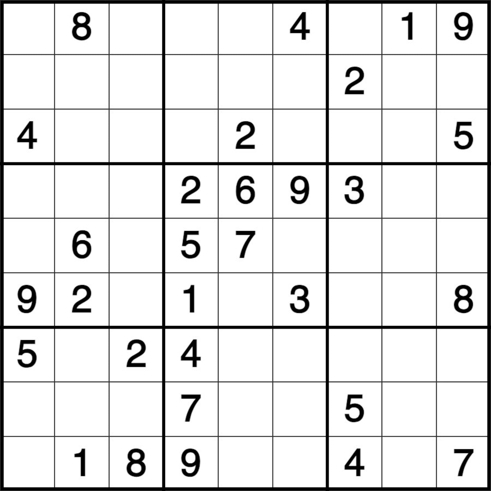 100 Medium Sudoku Puzzles - Large Print for All Ages (PDF) - Etsy