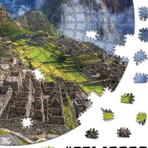 Machu Picchu Wooden Puzzle Ancient Inca Landmark 3D Wooden Gift History ...