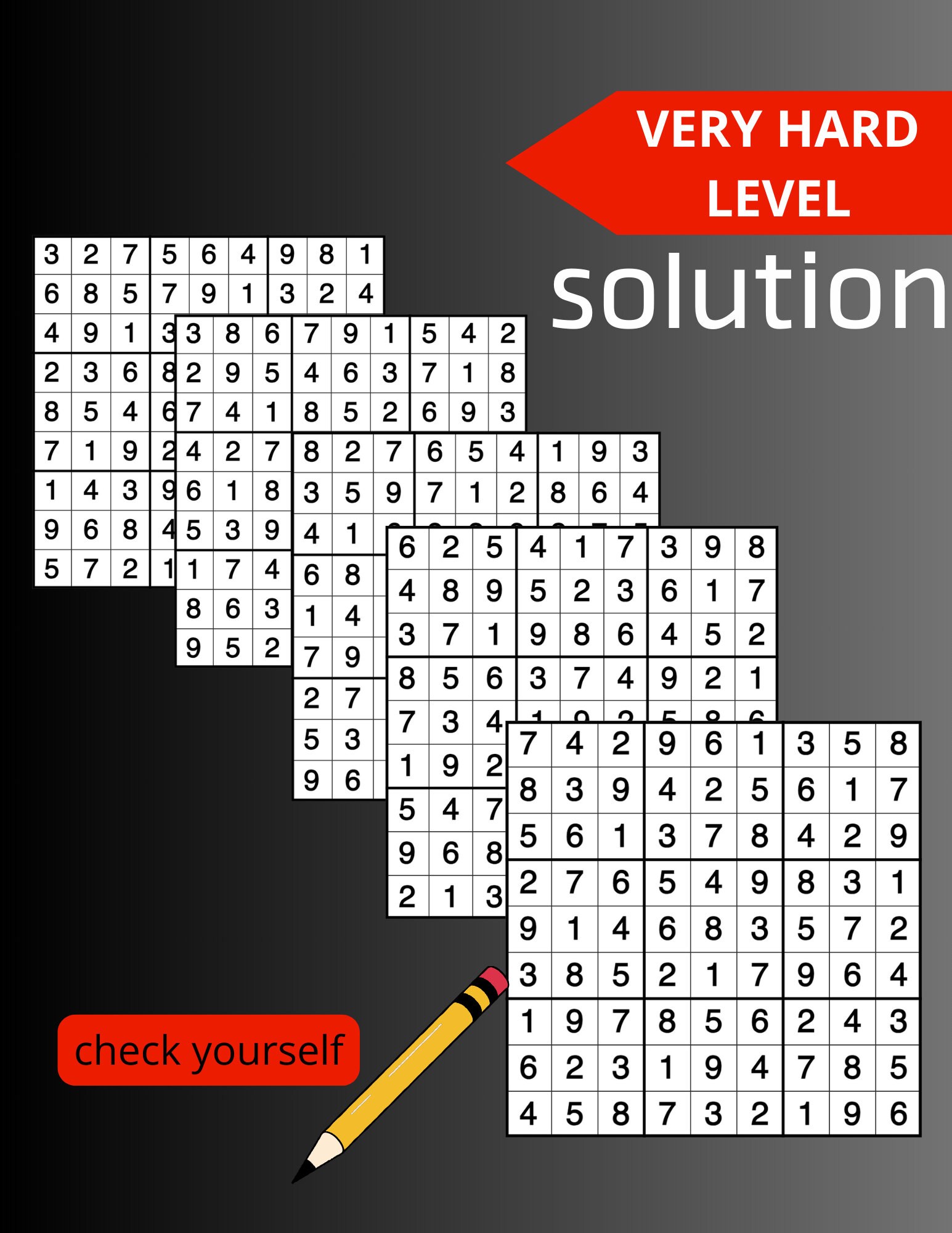 100 Very Hard Sudoku Puzzles in Large Print for Adults and Seniors ...