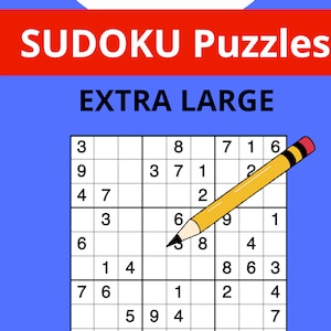 300 Sudoku Puzzles: Easy to Hard Levels | Large Print for Seniors ...