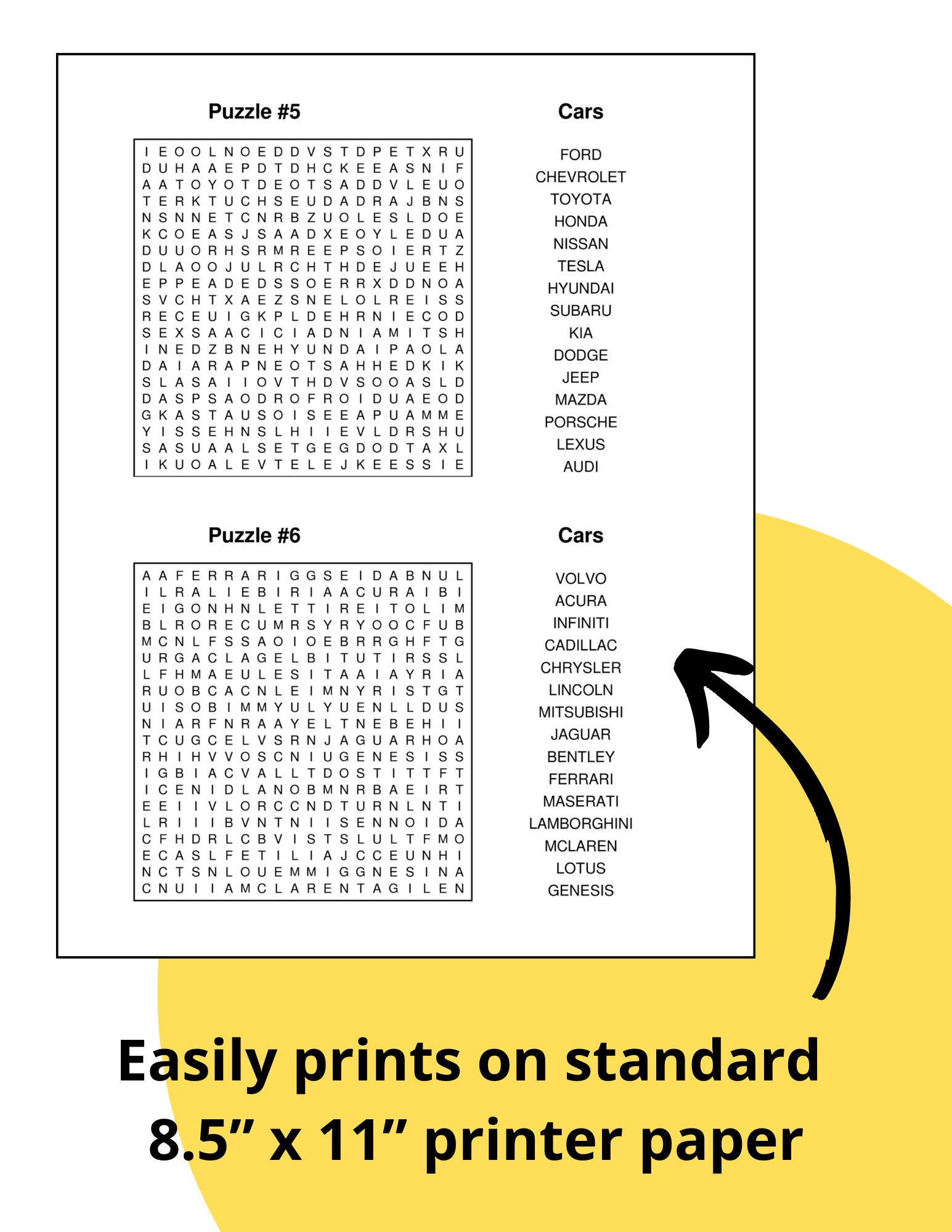 Word Search Puzzles PDF Printable, 3000 Words for Adults, for Seniors ...