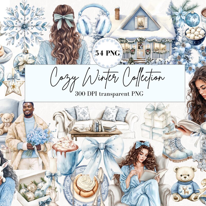 Winter Clipart Bundle - Etsy