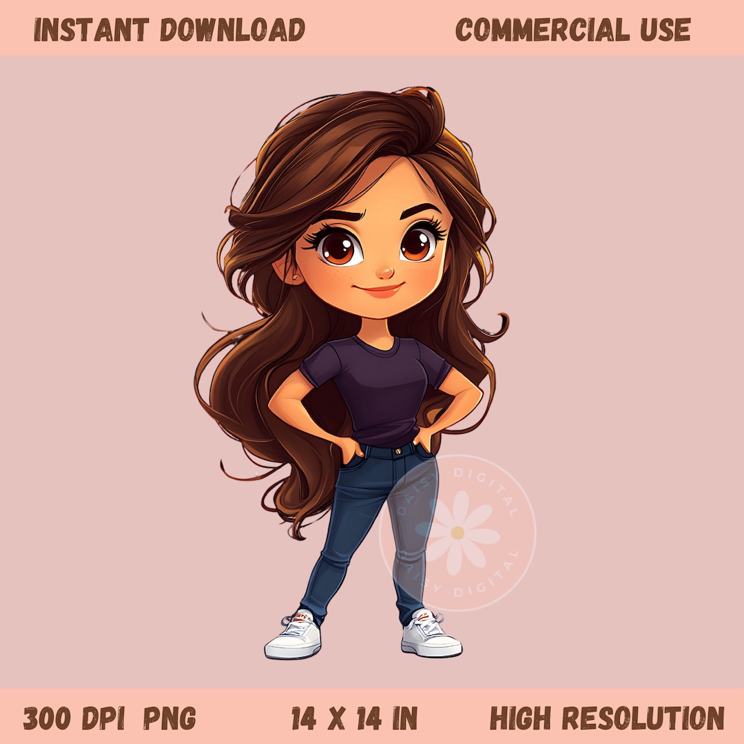 Chibi Girl, Chibi Png, Chibi Girl Clipart, Chibi Character, Kawaii ...
