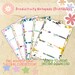 Floral Productivity Notepad Printable Ready-to-print Digital Planner ...