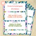 Floral Productivity Notepad Printable Ready-to-print Digital Planner ...