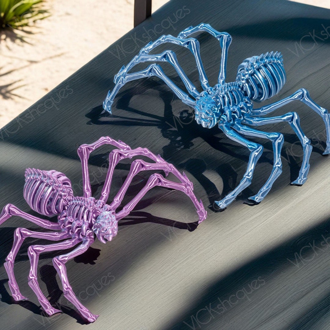 3D Printed Spider, Flexi Spiders 3D Printed, Flexi Spider, Marvel 3D ...