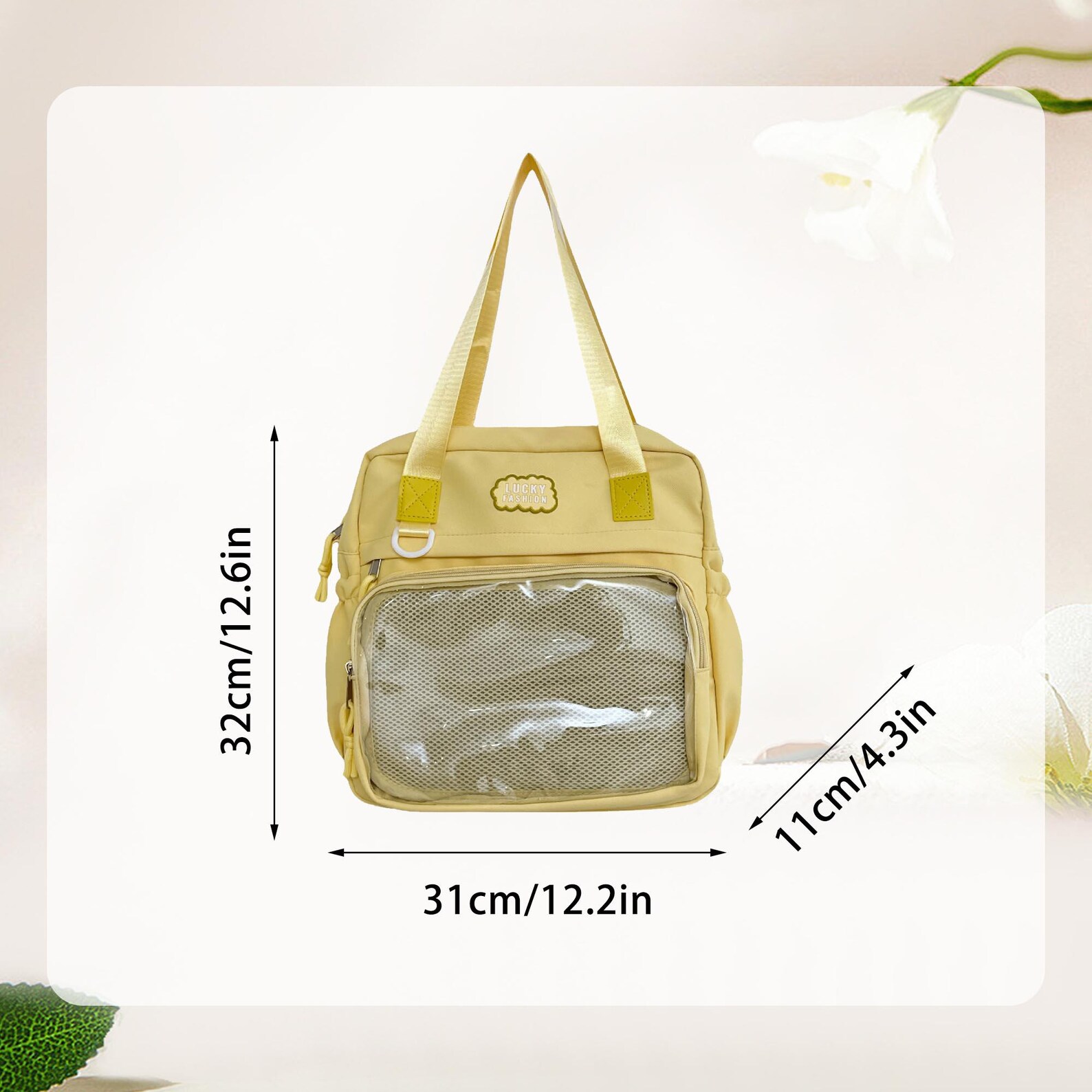 Crossbody Ita Bag, Clear Display Window, Ita Shoulder Bag, Ita Tote Bag ...