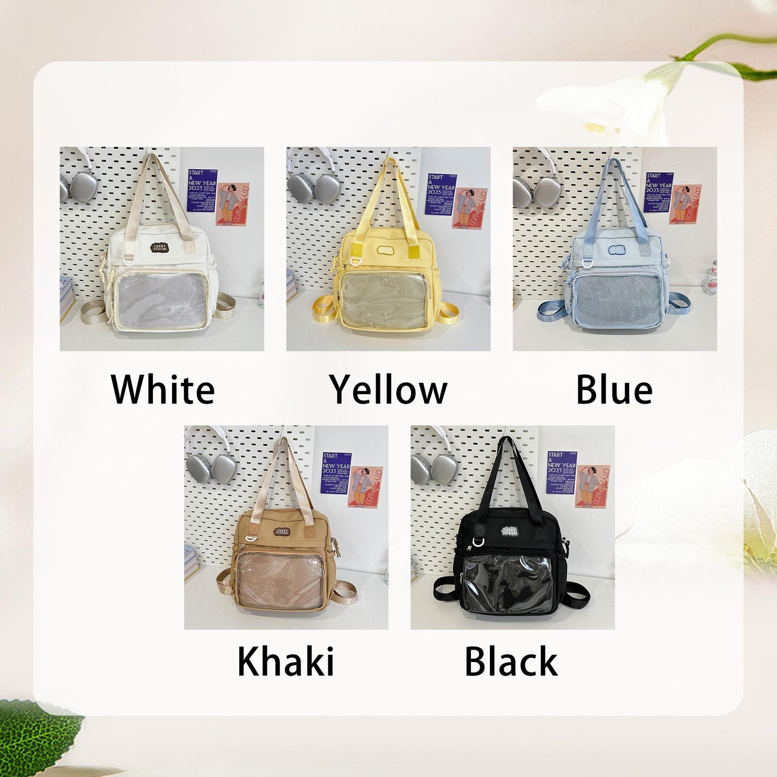 Crossbody Ita Bag, Clear Display Window, Ita Shoulder Bag, Ita Tote Bag ...