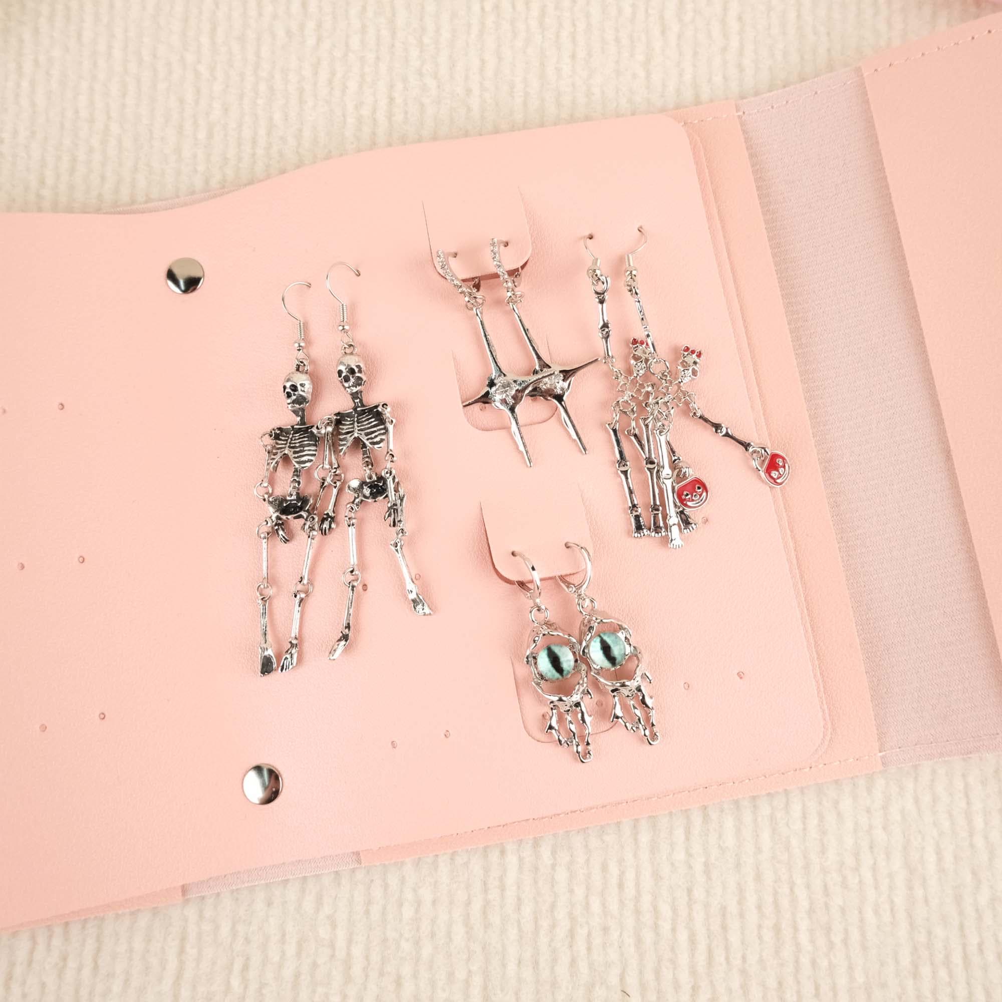 Personalized Earring Storage Book, Personalized Earring Holder, Birth ...