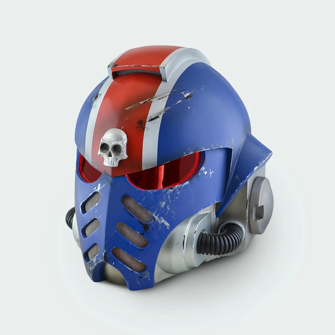 Lieutenant Titus Space Marine Mk X Helmet From Warhammer 40k - Etsy