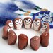 Barn Owl Figurine, Polymer Clay Owl Gift Figurine, Miniature Animals ...
