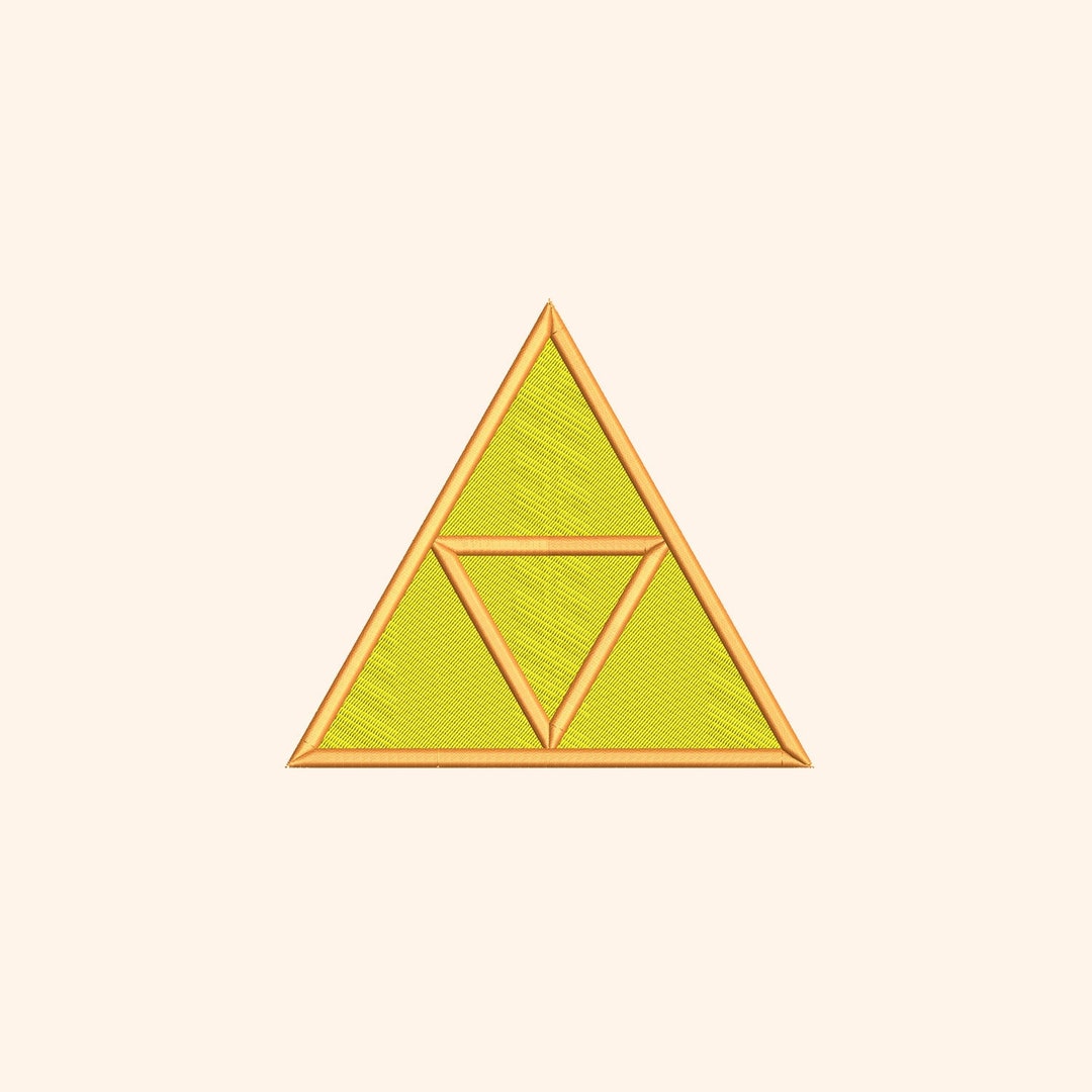 Triforce Digital Embroidery Machine Files. Zelda. 5 Sizes. Instant ...
