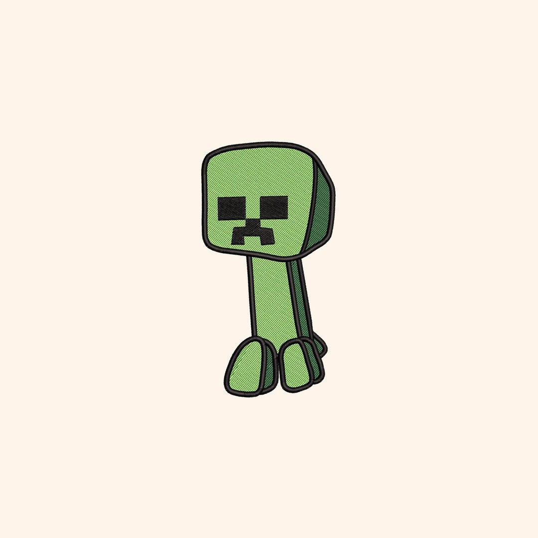 Minecraft Creeper Digital Embroidery Machine Files. Minecraft Creeper ...
