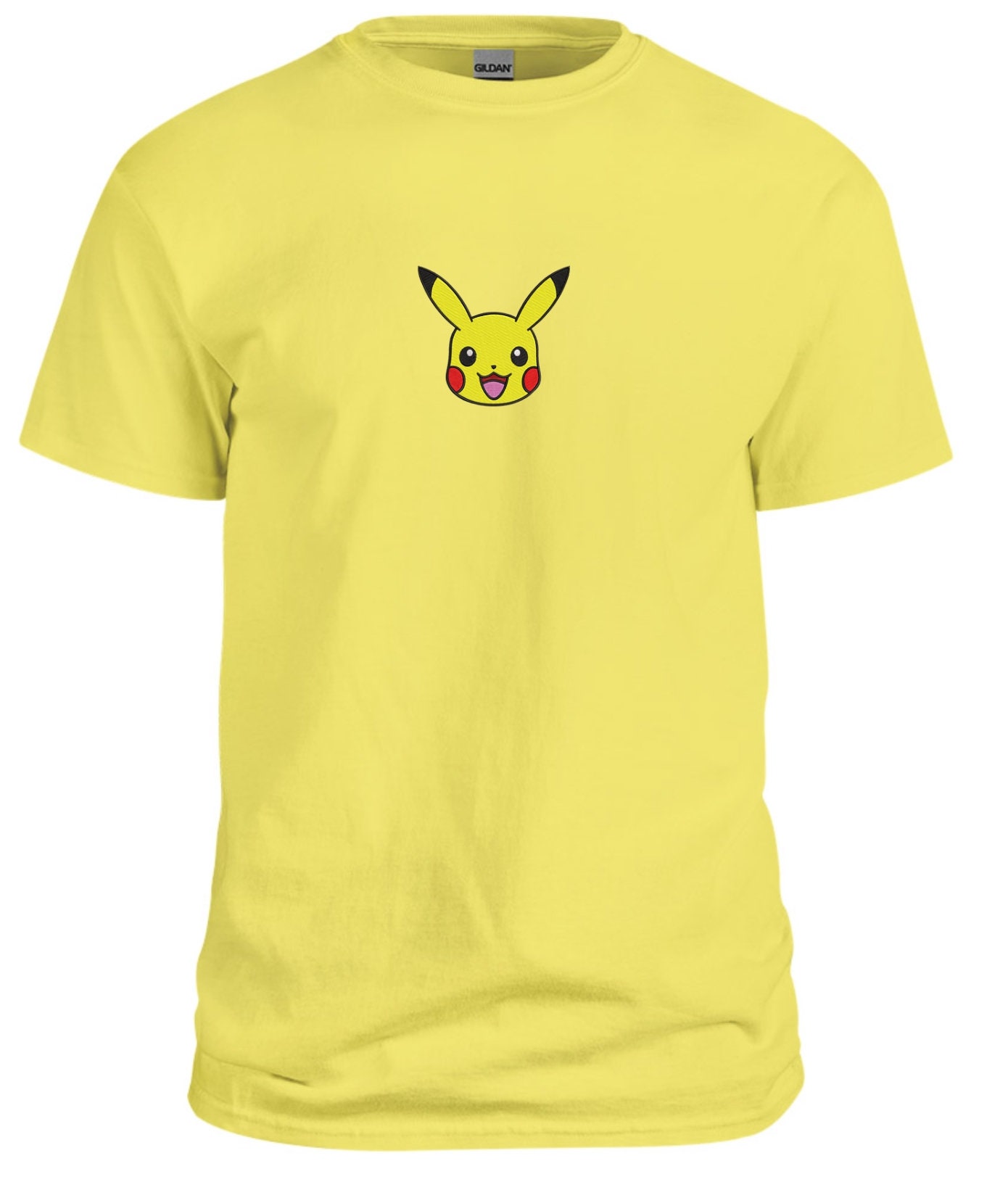 Pikachu Smile Digital Embroidery Machine Files. Pokemon. 5 Sizes ...