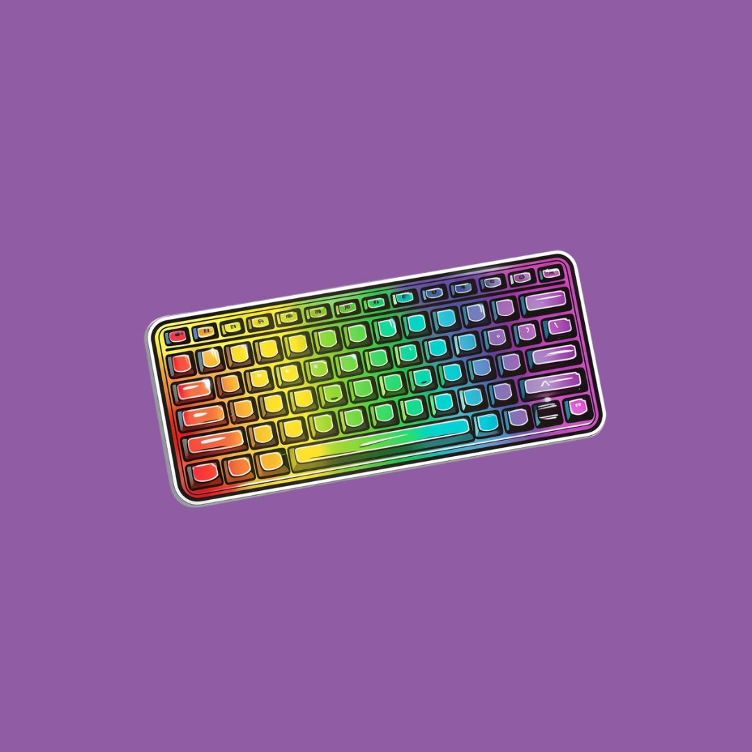 Gaming Keyboard Sticker Set for RGB Backlit Keyboards Gaming Style ...