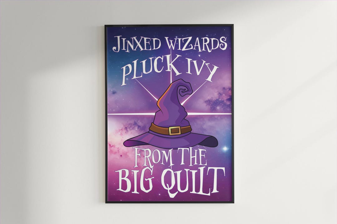 Printable Pangram Poster, Magical Witch Hat Poster, Jinxed Wizards ...