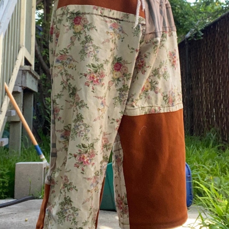 Patchwork Pants - Etsy