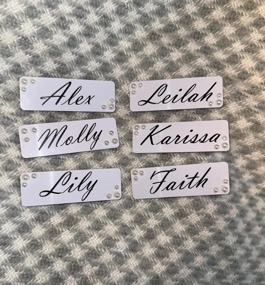 Custom Greek Motel Name Tag ~ Sorority Fraternity Recruitment Name ...