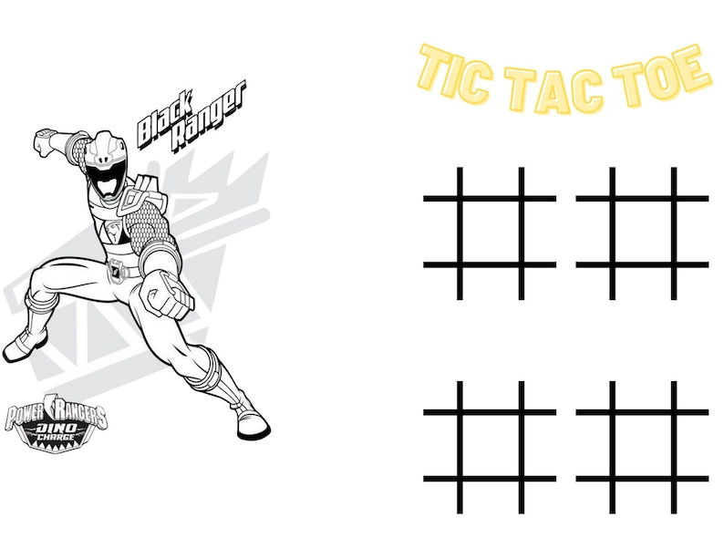 Power Rangers Coloring Book - Etsy