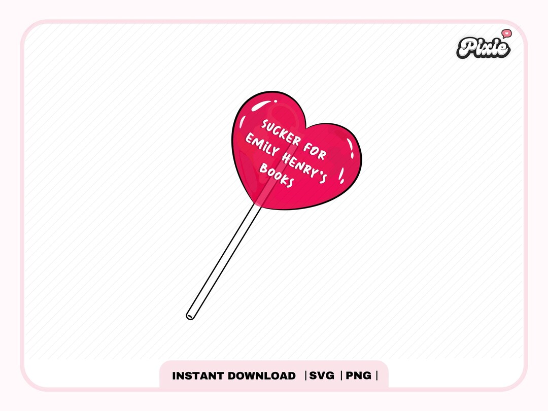 Sucker for Emily Henry's Books SVG PNG, Trendy Cute Popular Creative ...