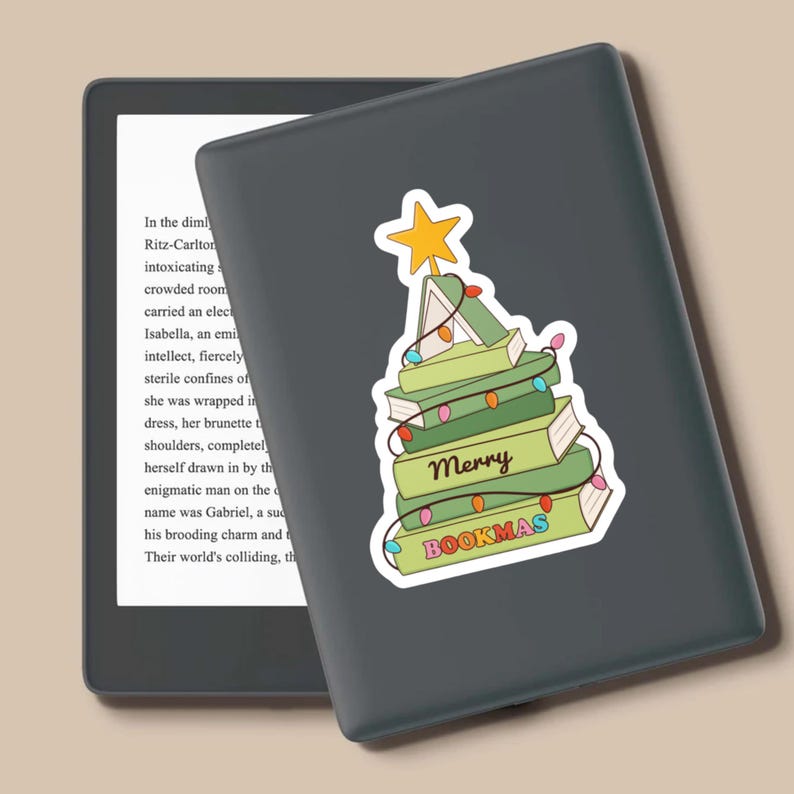 Merry Bookmas Christmas Tree SVG PNG, Cute Trendy Aesthetic Popular ...