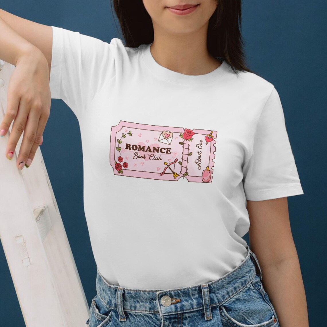 Romance Book Club Ticket PNG, Cute Trendy Aesthetic Romance Romantasy ...