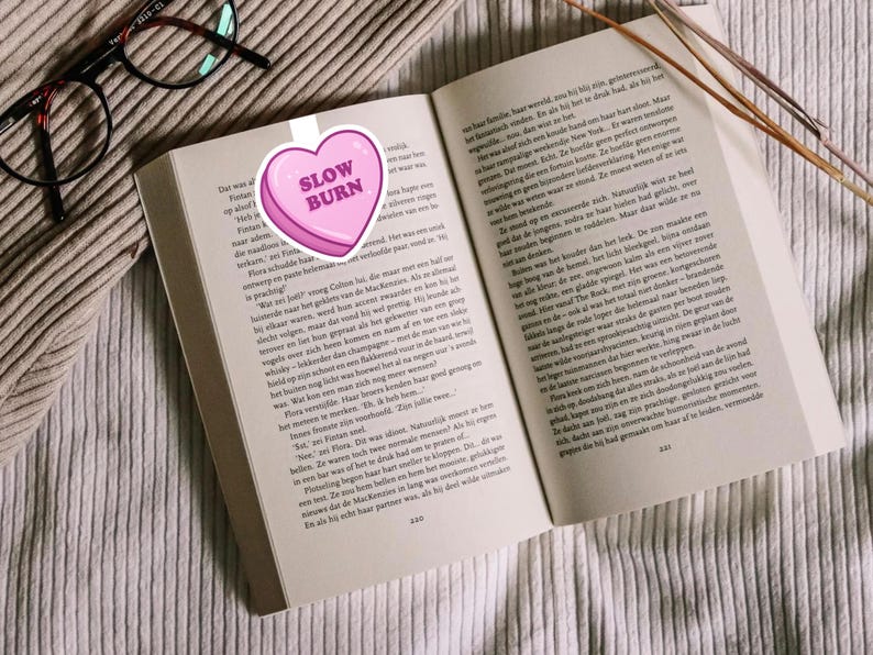 Candy Heart Book Tropes Bundle SVG PNG, Cute Trendy Popular Romance ...