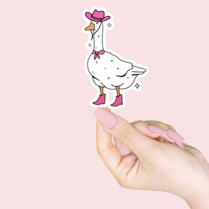 Pink Cowgirl Silly Goose PNG SVG, Trendy Cute Aesthetic Western Cowgirl ...
