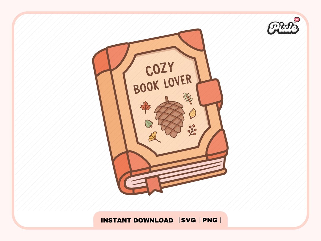 Cozy Book Lover SVG PNG, Trendy Cute Popular Aesthetic Fall Cozy ...