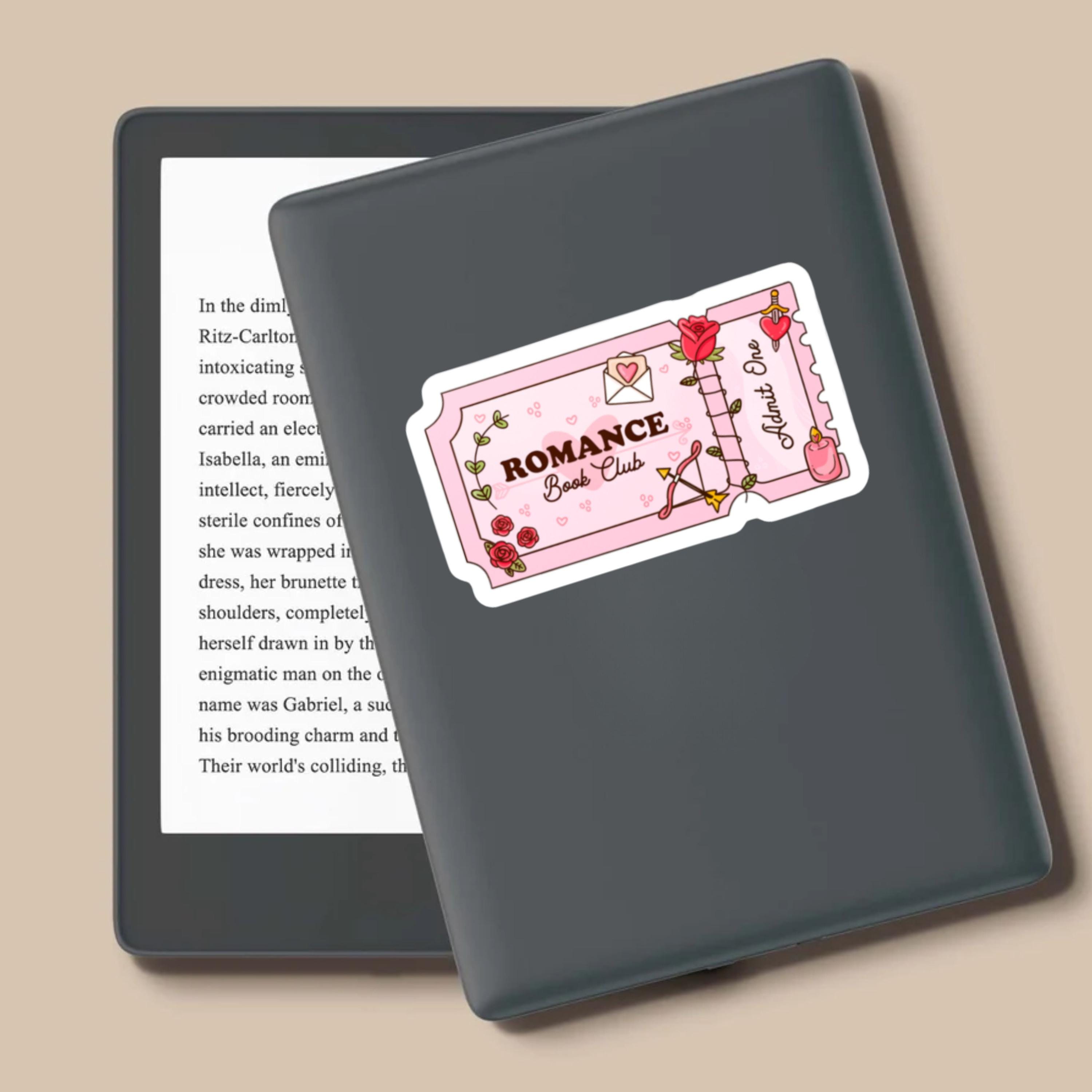 Romance Book Club Ticket PNG, Cute Trendy Aesthetic Romance Romantasy ...