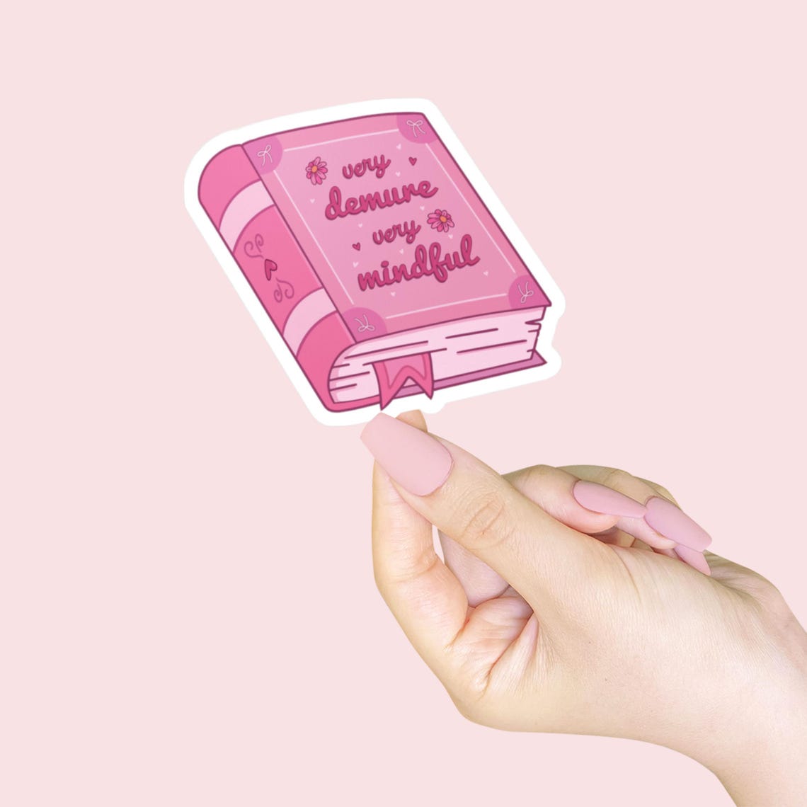 Very Demure Very Mindful SVG PNG File, Cute Trendy Girly Aesthetic ...