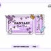 Fantasy Book Club Ticket PNG, Cute Trendy Aesthetic Fantasy Fourth Wing ...