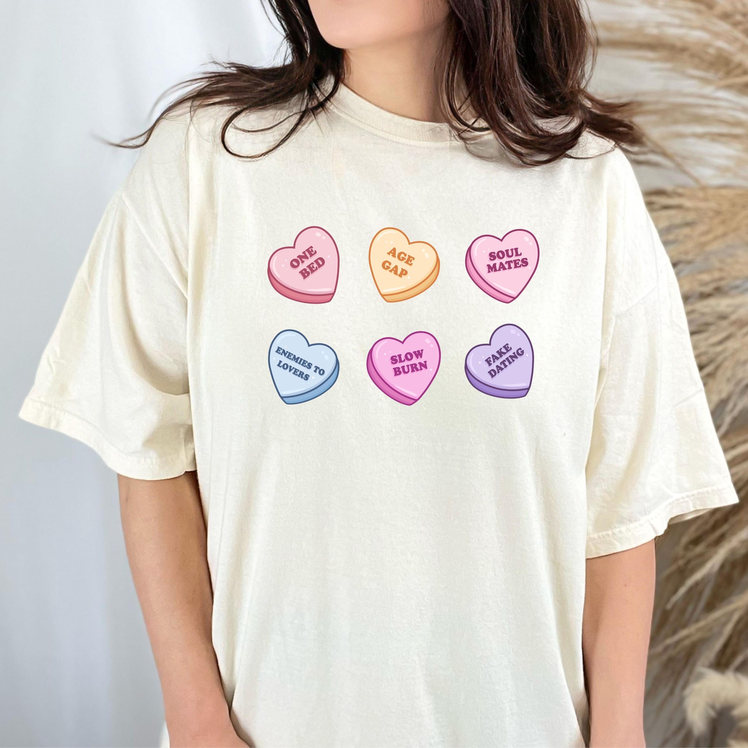 Candy Heart Book Tropes Bundle SVG PNG, Cute Trendy Popular Romance ...